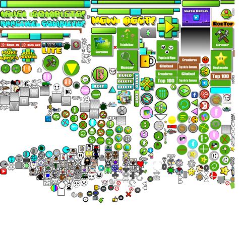 Geometry Dash Texture Pack Gamesheet Progress By Aled1918 On DeviantArt