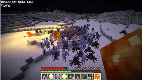 Minecraft Single Player Commands Spawning Mobs Youtube