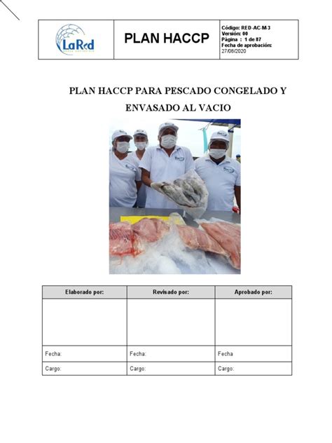 Plan Haccp Para Pescado Congelado Pdf Análisis De Riesgo Y Puntos