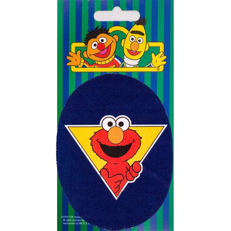 Sesame Street Elmo In Triangle Appliqué 111 X 82 Mm