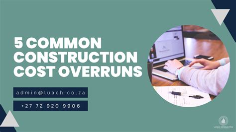 5 Common Construction Cost Overruns And How To Avoid Them With