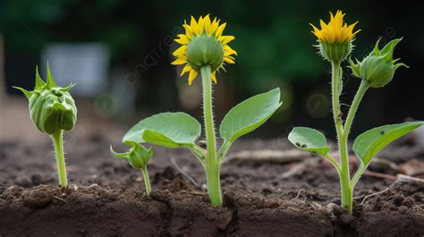 Sunflower Growing Stages