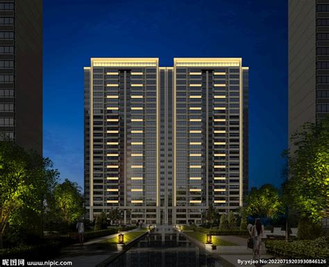 小区亮化效果图