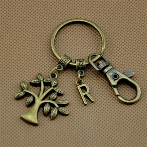 Tree Keychain Etsy
