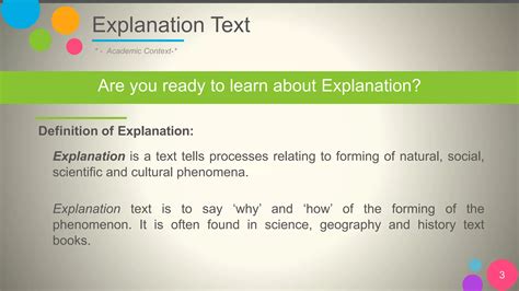 Explanation Text English For Academic Context Pptx