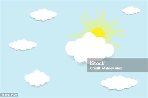 날씨 아이콘 기호 파란색 배경에 분리된 현대적인 컬러 그래픽 0명에 대한 스톡 벡터 아트 및 기타 이미지 0명 3차원 형태 계절 Istock