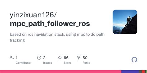 Github Yinzixuan Mpc Path Follower Ros Based On Ros Navigation Stack Using Mpc To Do Path
