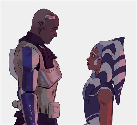 Captain Rex Ahsoka Tano Star Wars Art Star Wars Drawings Star Wars Pictures