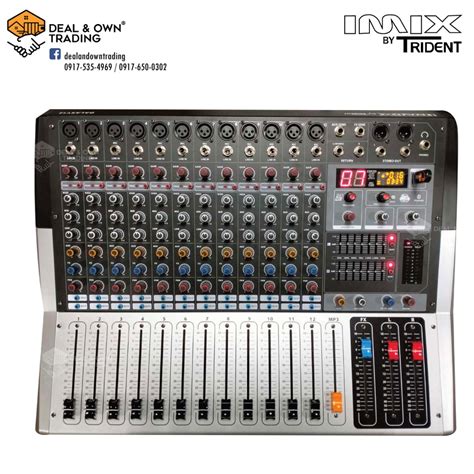 IMIX Galaxy Powered Mixer Channel Mixer W Per Channel Shopee Philippines