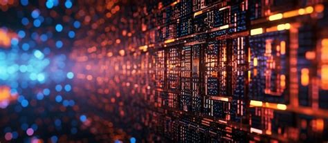 Premium Ai Image Automation Concept Binary Digital Data