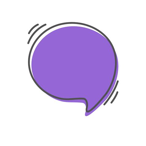 Hand Drawn Text Box Cute Cartoon Style Talking Dialogue 28177051 Png