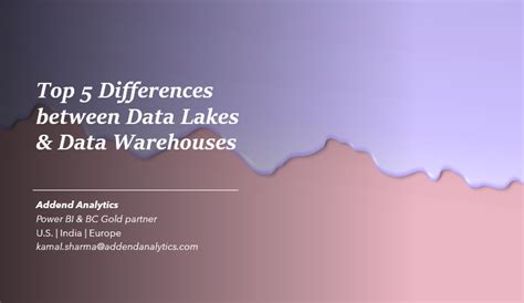 Top 5 Differences Between Data Lakes Data Warehouses