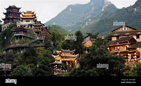 A View Of The Houses Mostly For Tourist Accommodation In Wangxian