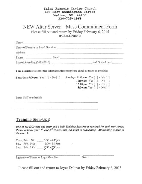 Commitment Edit Template