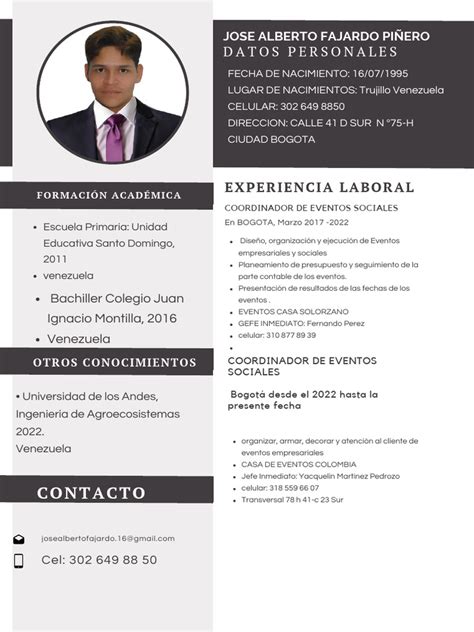 Cv Juan José Montilla Piñero Pdf