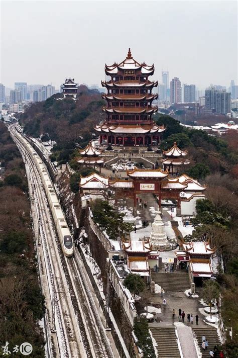 雪中黃鶴樓美成了一幅畫 每日頭條