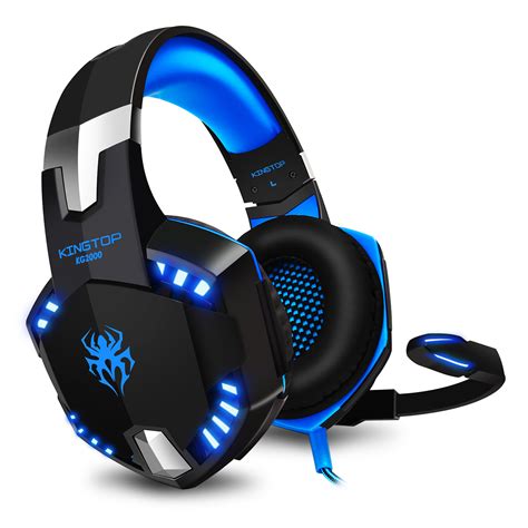 Gaming Headset Kg Ps Wired Stereo Gamer Headphones