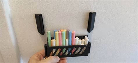 Wall Chalk Holder By Niftic Download Free Stl Model