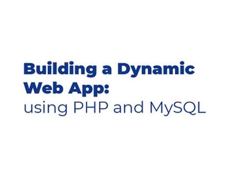 Building Database Applications In Php Coursera