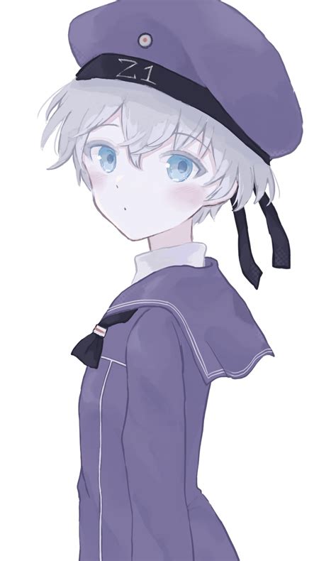 Safebooru 1girl Blue Dress Blue Eyes Blue Sailor Collar Blush Clothes