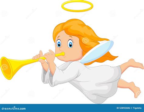 Cartoon Cute Angel Stock Vector Illustration Of Cupid