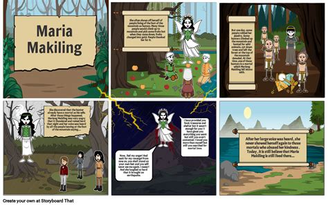 Maria Makiling Storyboard By Ce0060cd