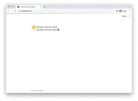 Multiline Text In Chatmessage Interface Using Streamlit Streamlit