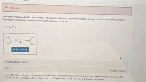 Solved Predict The Major Product S That Are Expected When