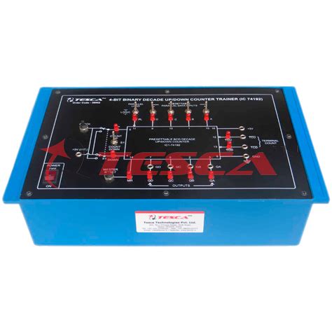4 bit binary decade up down counter using ic 74192