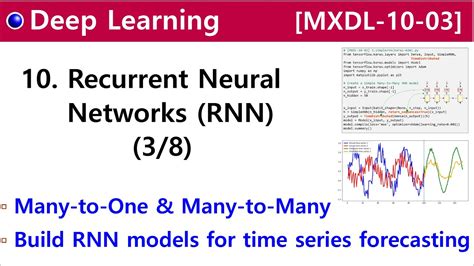 Mxdl 10 03 Recurrent Neural Networks Rnn 38 Build Rnn Models For Time Series