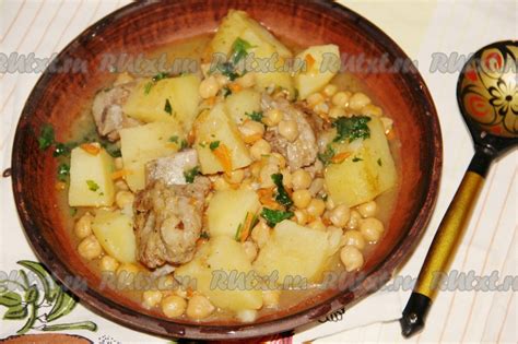Рецепт нута с мясом: 6 фото в рецепте