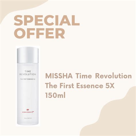 Jual Special Offer Missha Time Revolution Time Revolution The First Time Essence 5x 150ml