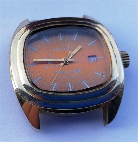 Ruhla Colombo Style Rare Vintage Deutschland Armbanduhr 60er Jahre