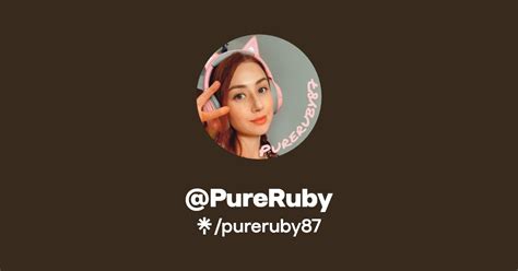 Pureruby Find Pureruby Onlyfans Linktree