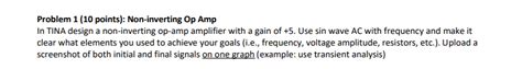 Solved Please Either Solve By Inserting A TINA TI Modeled Chegg Com