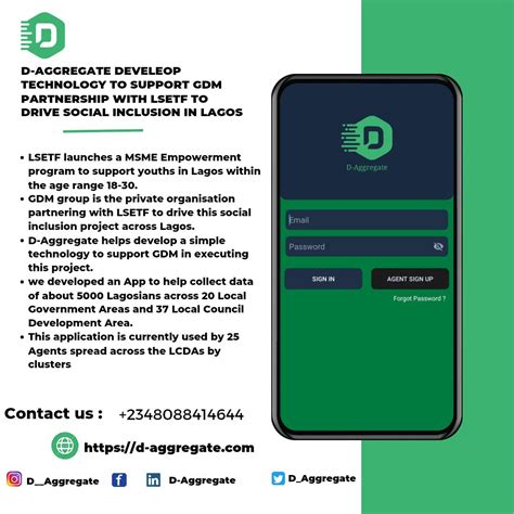 D Aggregate Supports Gdm Partnership With Lsetf To Drive Social