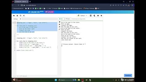 The Logic Of For Loops Python Youtube