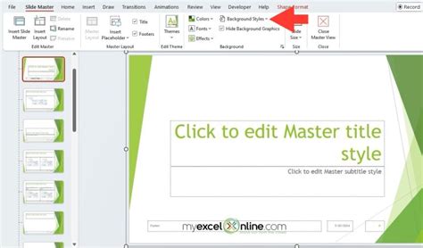 How To Use Powerpoint Slide Master Step By Step Guide Myexcelonline