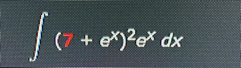7 Ex 2exdx Chegg Com