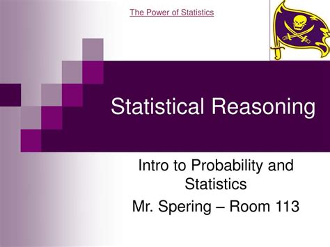 PPT Statistical Reasoning PowerPoint Presentation Free Download ID 5724742