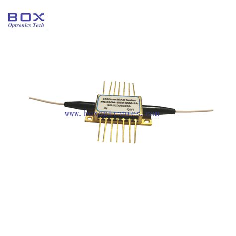 sm pm fiber coupled 1550nm soa optical amplifier for optic connection