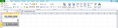 How To Use The Quotient Formula In Excel Functions Examples And Writing Steps Compute Expert