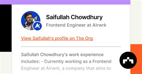 Saifullah Chowdhury Frontend Engineer At Airwrk The Org