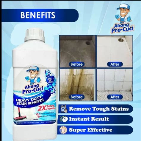 [original] Heavy Duty Stain Remover Pencuci Lantai Tandas Toilet Cleaner Lazada