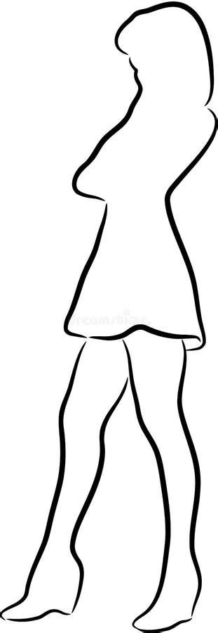 Silueta Sexual Femenina Ilustraciones Stock Vectores Y Clipart Ilustraciones Stock