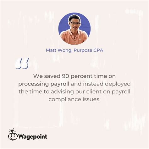 Happy To See Matthew Wong Cpa Cga Point Out That Payroll Is Complicated But Probably One Of