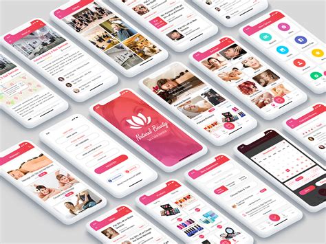Natural Beauty Spa Salon App UI Kit On Behance