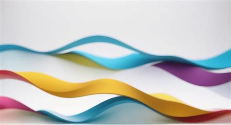 Premium Photo Waveform Symphony Abstract 3d Wave Background