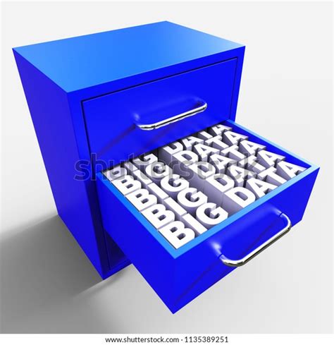 Bigdata Flow Stream Big Data 3d Stock Illustration 1135389251