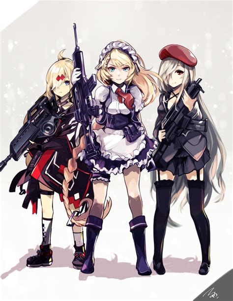 G36 G36c And Mg36 Girls Frontline Drawn By Minetanaoki Danbooru